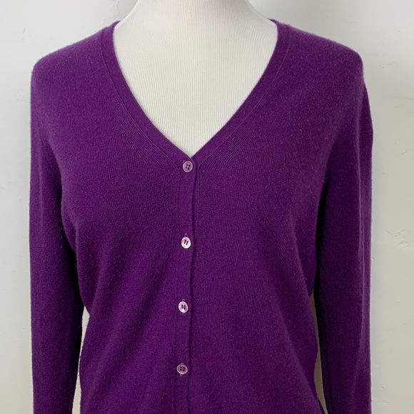 Pure Collection | Sweaters | Euc Pure Collection Cashmere Cardigan Sz M ...